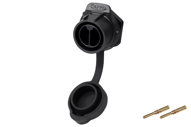 LP20-2芯圆型防水航空插头电源连接器