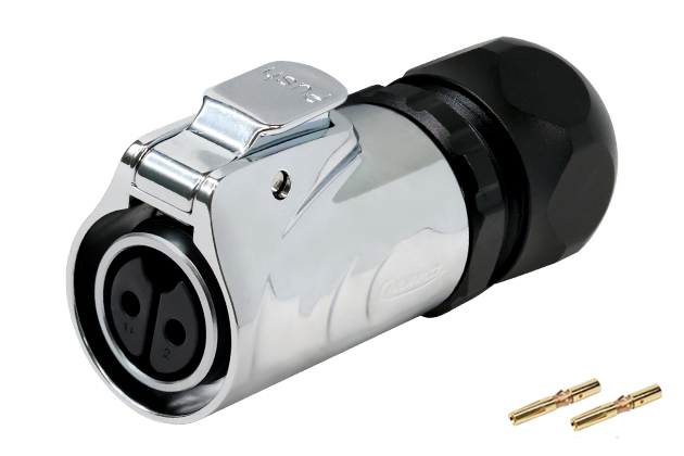 LP20-2芯圆型防水航空插头电源连接器