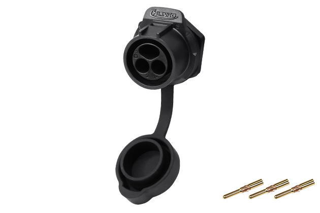 LP20-3芯圆型防水航空插头电源连接器